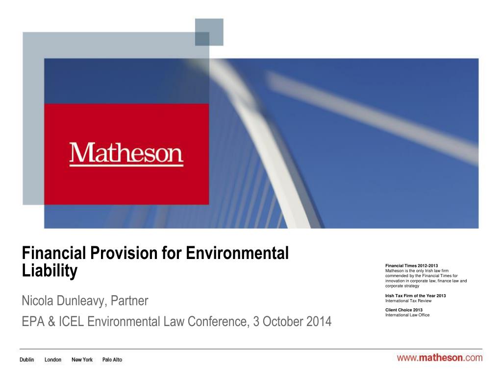 PPT - Financial Provision for Environmental Liability PowerPoint ...