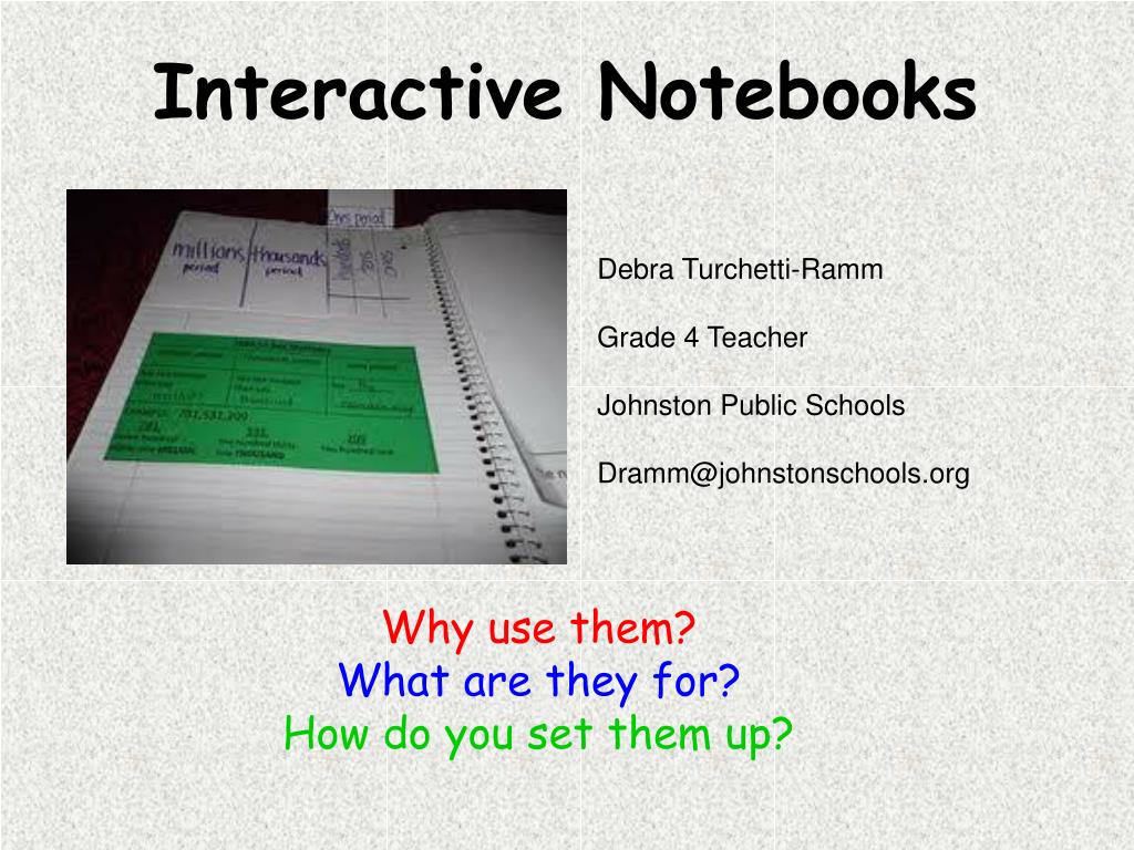PPT - Interactive Notebooks PowerPoint Presentation, free download - ID ...