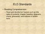 PPT - WIDA ELD Standards Using Language Objectives to Differentiate ...