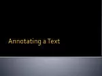 PPT - Close Reading by Annotating Text PowerPoint Presentation, free ...