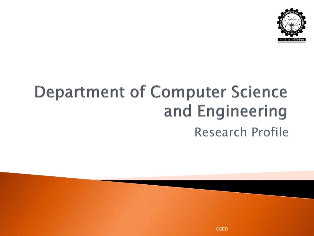 PPT - Department of Computer Science and Engineering PowerPoint ...