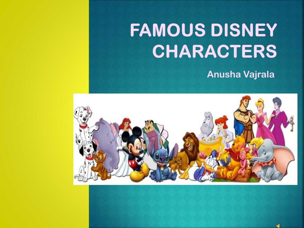 PPT - Famous Disney Characters PowerPoint Presentation, free download ...