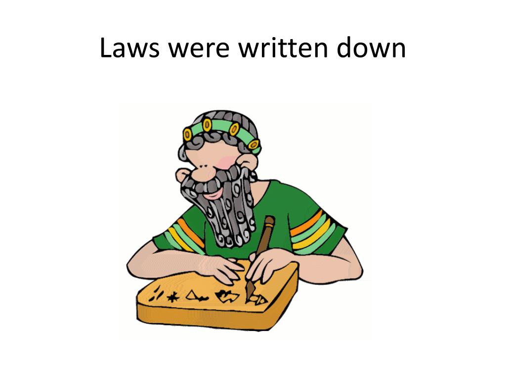 PPT - Laws were written down PowerPoint Presentation, free download ...