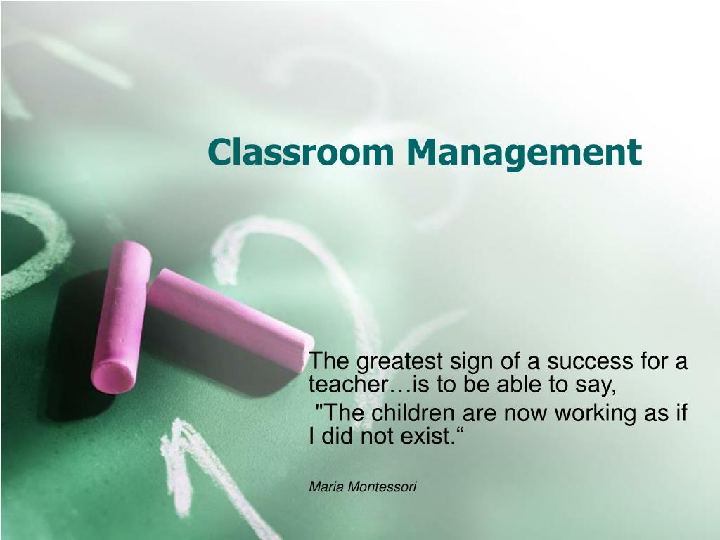 PPT - Classroom Management PowerPoint Presentation, free download - ID ...