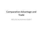 PPT - Comparative Advantage and the Gains from Trade PowerPoint ...