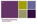 PPT - Decoding and Fluency Instruction PowerPoint Presentation, free ...