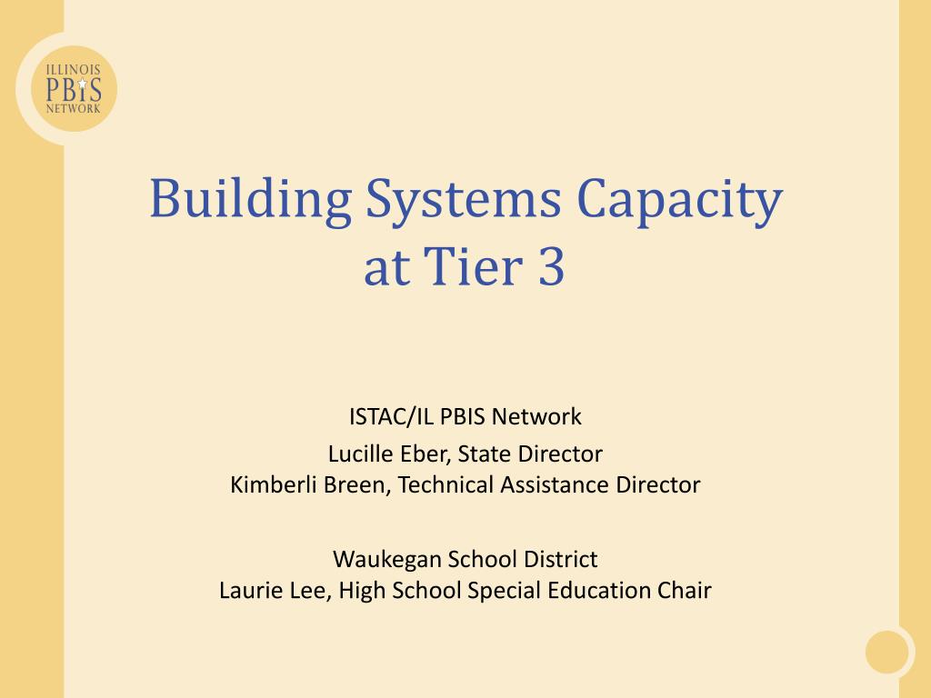 PPT - Building Systems Capacity at Tier 3 PowerPoint Presentation, free ...