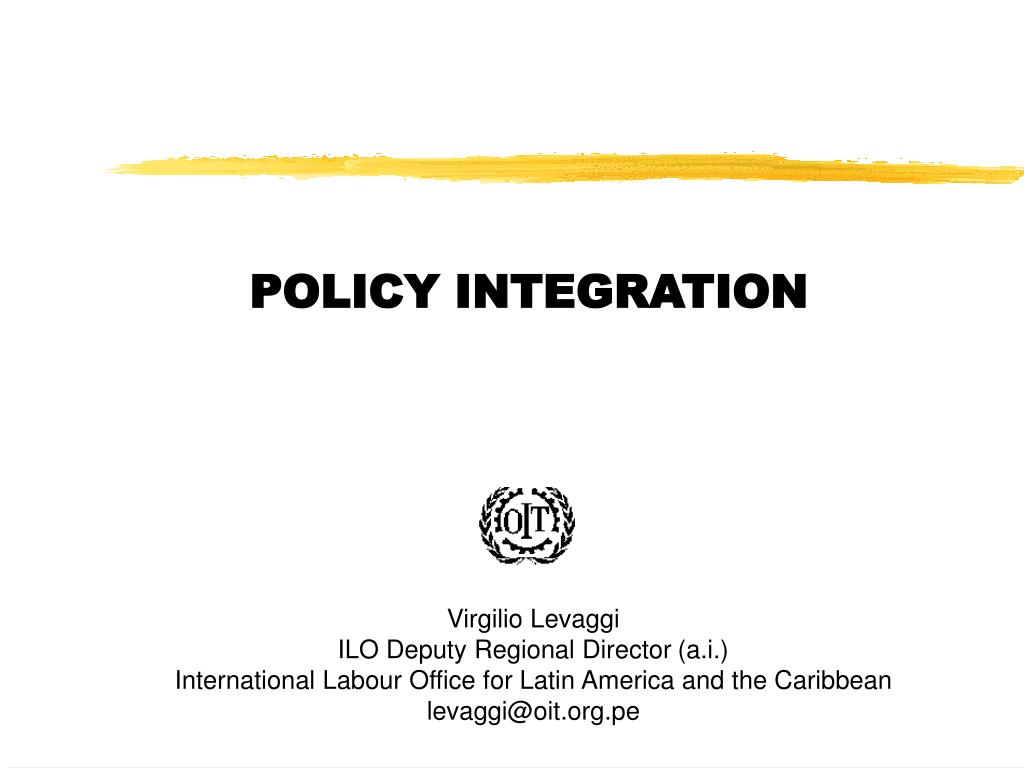 PPT - Integrated Policy Approach for Sustainable Development PowerPoint ...