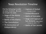 PPT - Texas Timeline PowerPoint Presentation, free download - ID:7097984