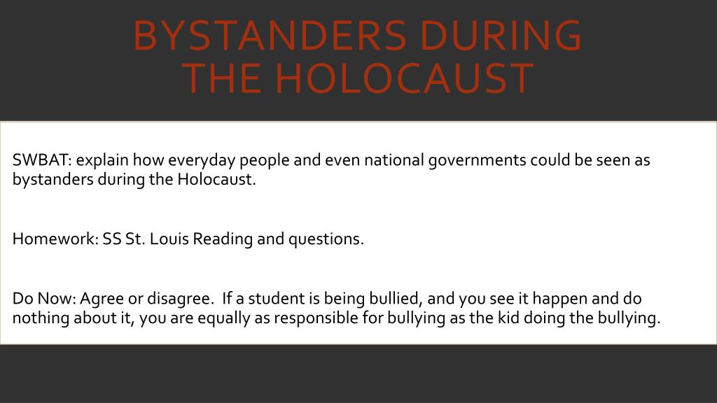 PPT - Bystanders during the Holocaust PowerPoint Presentation, free ...