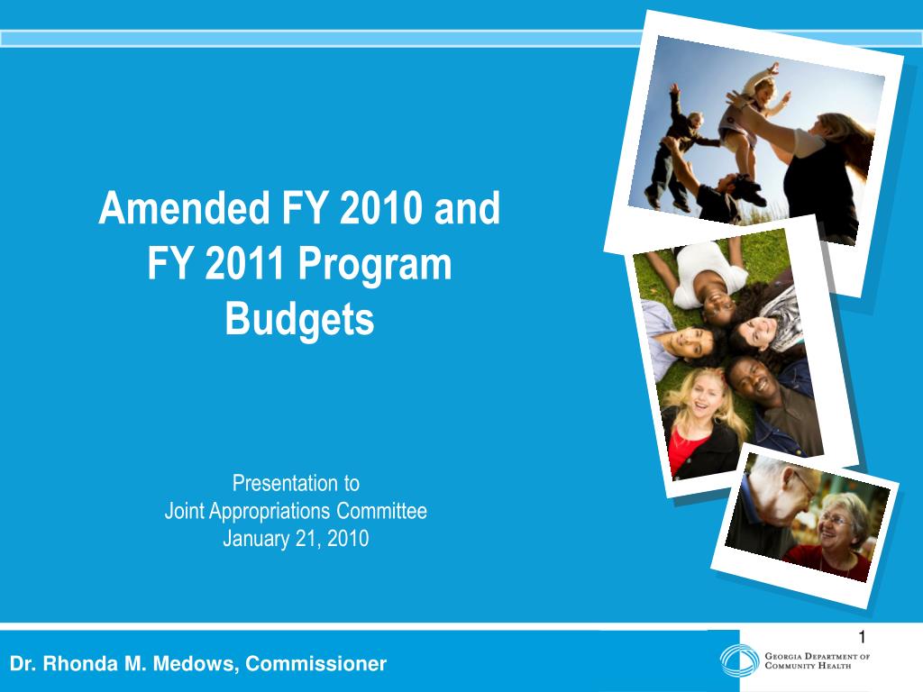 PPT - Amended FY 2010 and FY 2011 Program Budgets PowerPoint ...
