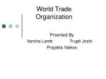 PPT - WORLD TRADE ORGANIZATION PowerPoint Presentation, free download ...