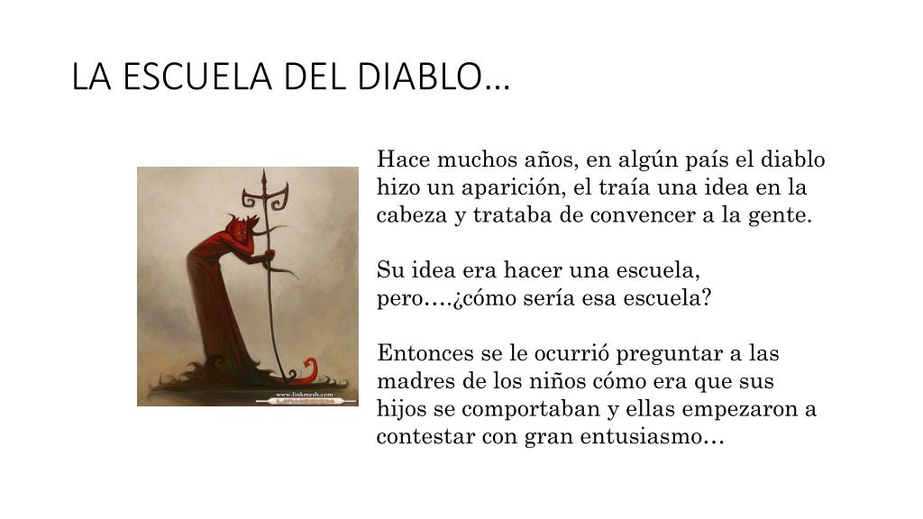 PPT - LA ESCUELA DEL DIABLO… PowerPoint Presentation, free download ...