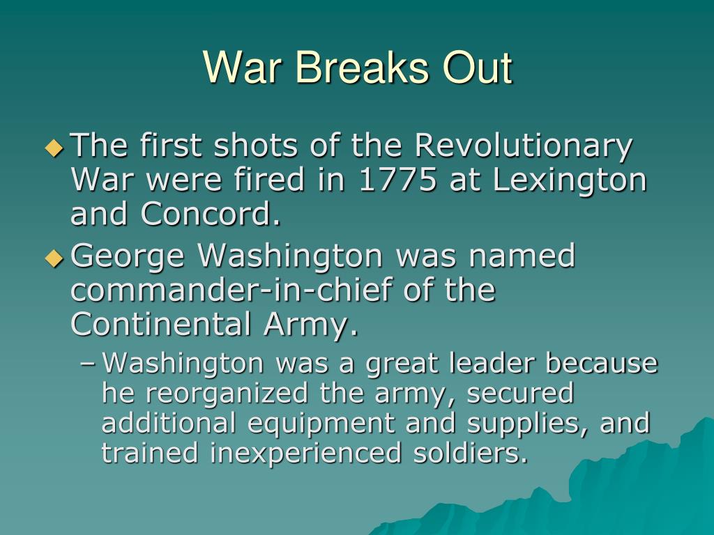 PPT - War Breaks Out PowerPoint Presentation, free download - ID:6177145