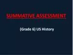 PPT - Summative Assessment Lesson Planning PowerPoint Presentation ...