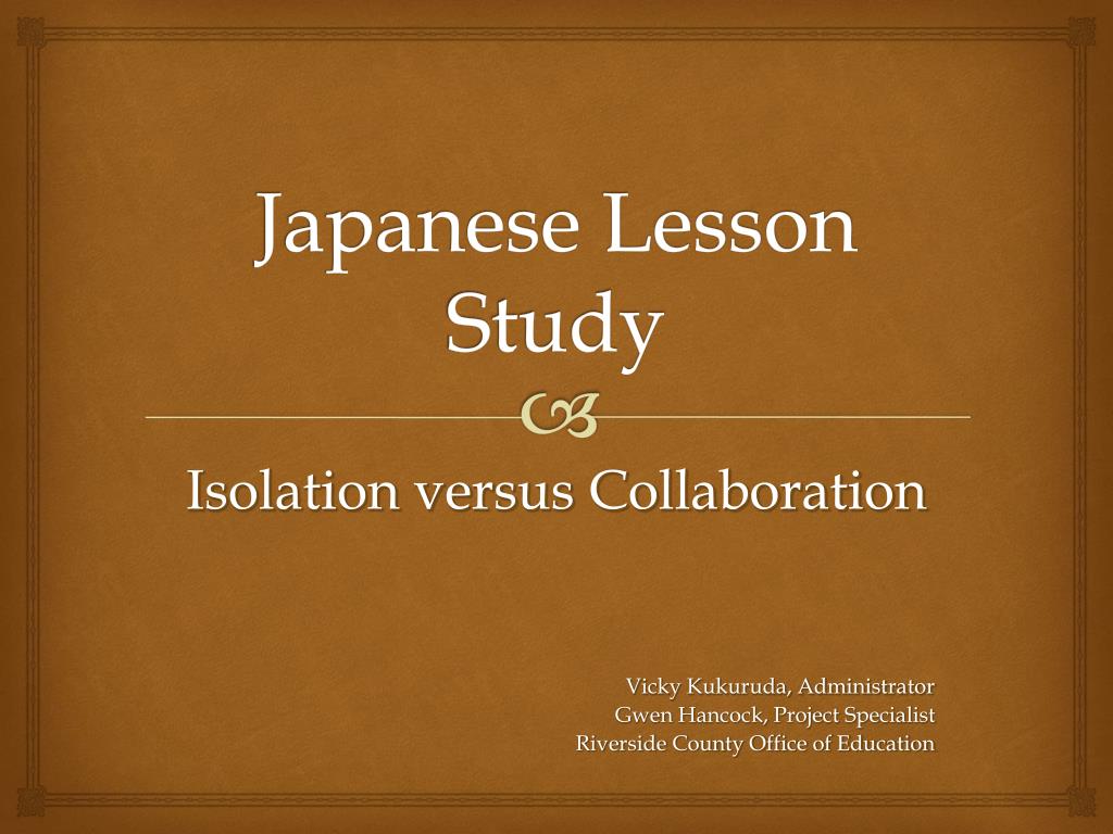 PPT - Japanese Lesson Study PowerPoint Presentation, free download - ID ...