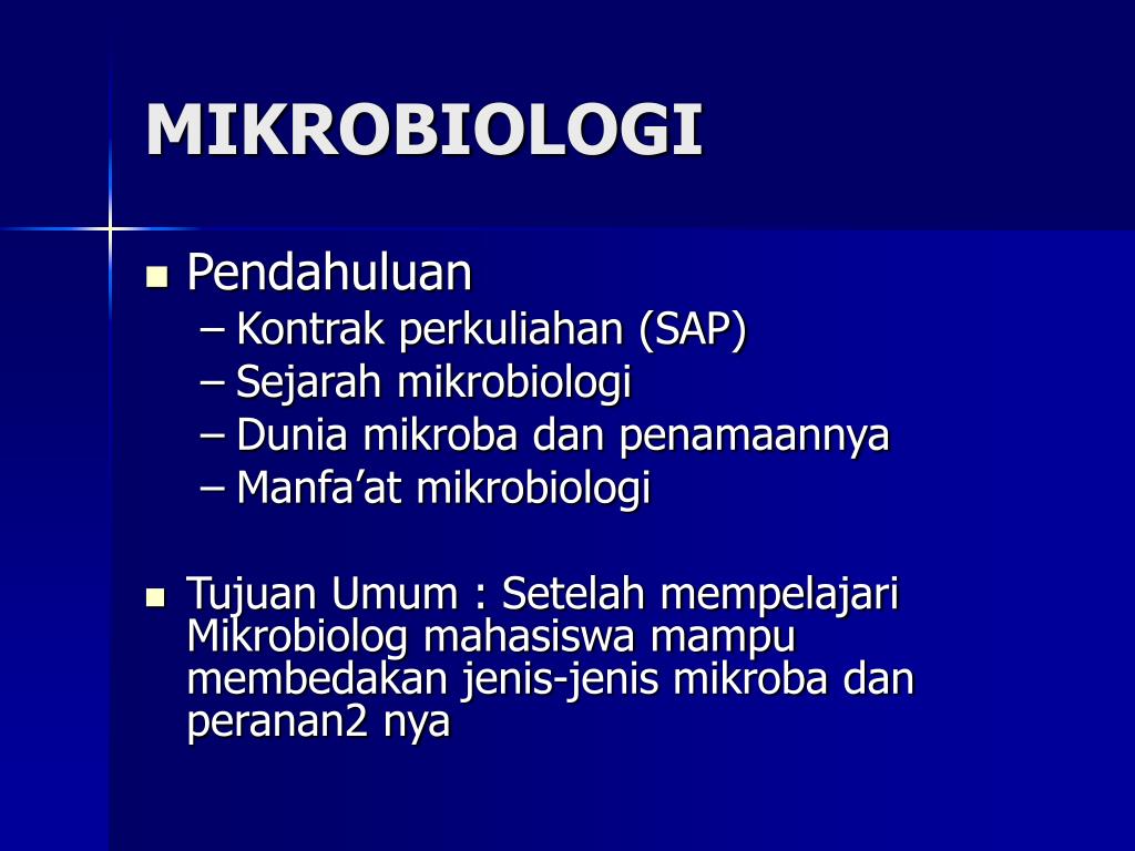 PPT - MIKROBIOLOGI PowerPoint Presentation, free download - ID:6180904