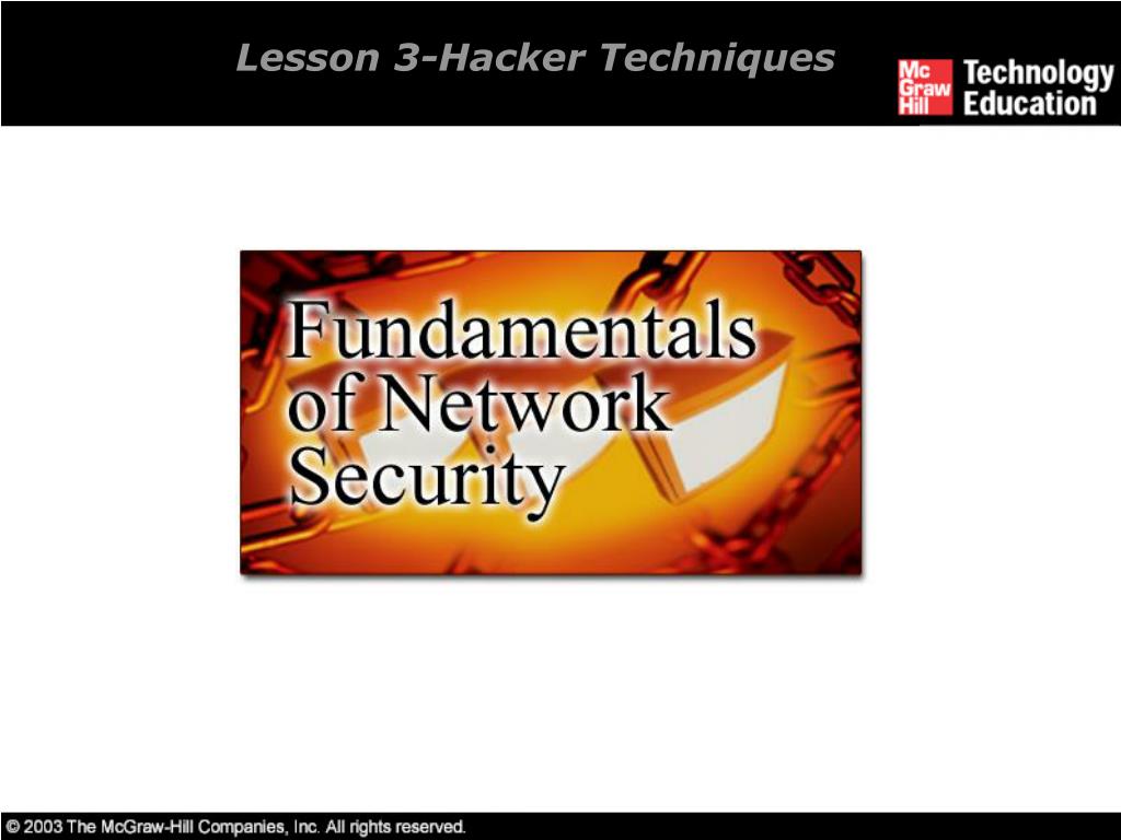 PPT - Lesson 3-Hacker Techniques PowerPoint Presentation, free download ...