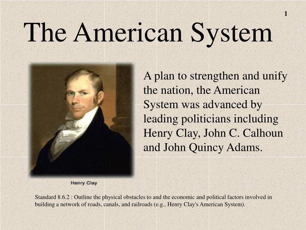 PPT - The American System PowerPoint Presentation, free download - ID ...