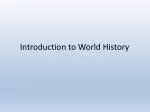PPT - INTRODUCTION TO WORLD HISTORY PowerPoint Presentation, free ...