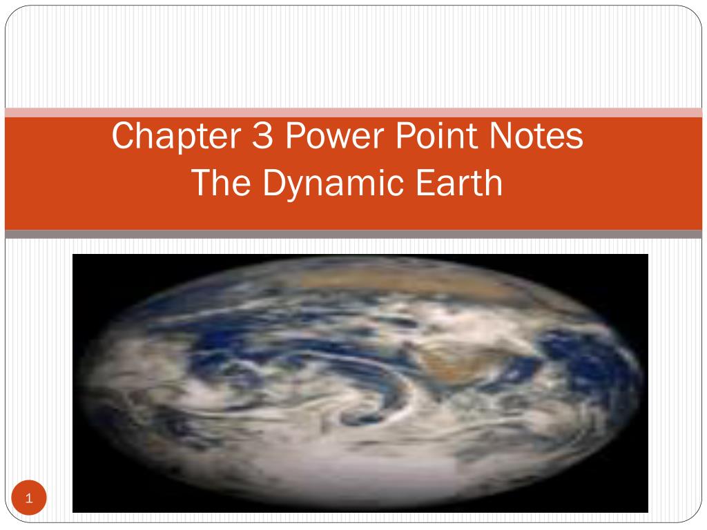 PPT - Chapter 3 Power Point Notes The Dynamic Earth PowerPoint ...