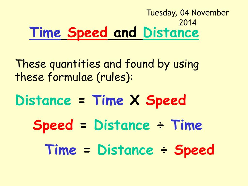 PPT - Time Speed and Distance PowerPoint Presentation, free download ...