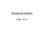 PPT - Rotational Motion PowerPoint Presentation, free download - ID:2511105