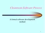 PPT - Cleanroom Software Engineering PowerPoint Presentation, free ...