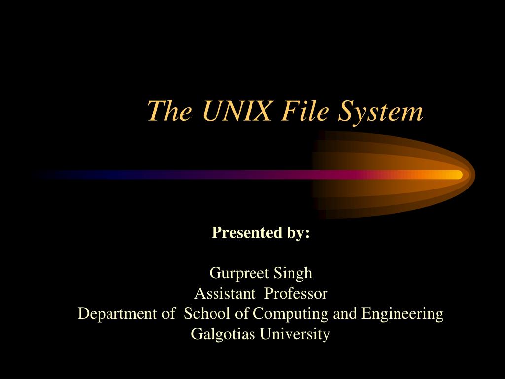 PPT - The UNIX File System PowerPoint Presentation, free download - ID ...