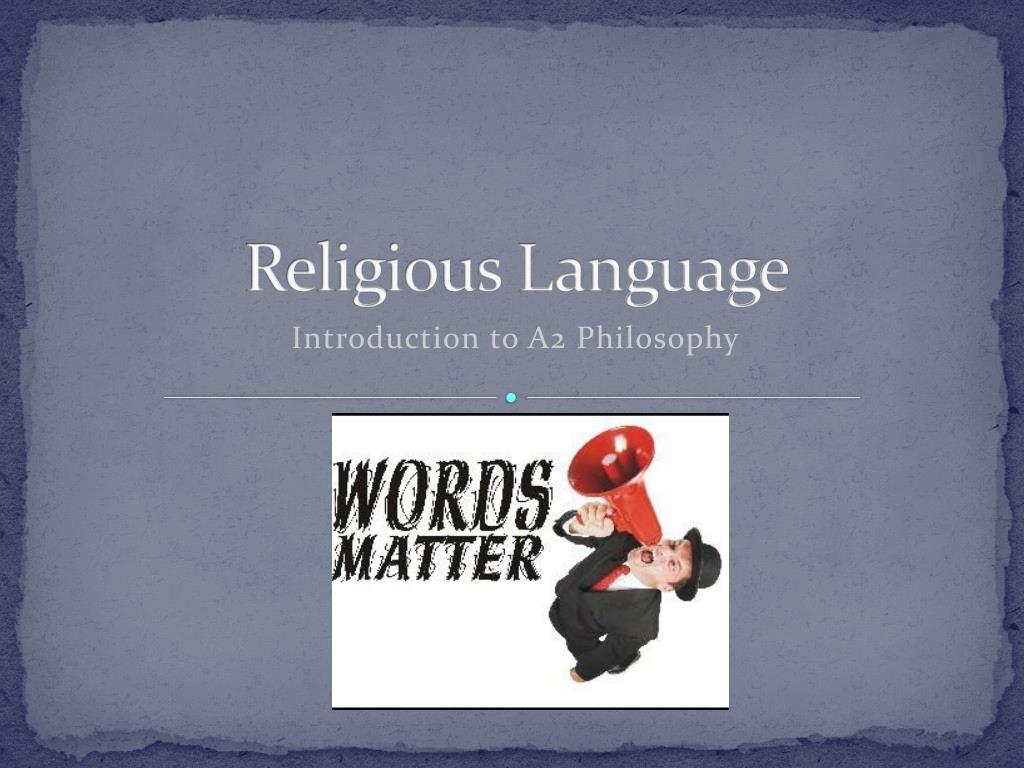 PPT - Religious Language PowerPoint Presentation, free download - ID ...