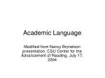 PPT - Cummins Model of Academic Language PowerPoint Presentation, free ...