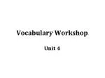 PPT - Vocabulary Workshop Level C PowerPoint Presentation, free ...