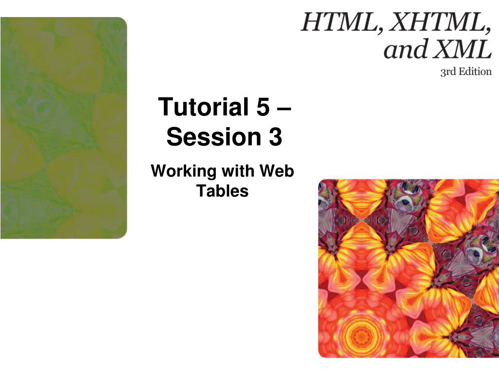 PPT - Tutorial 5 – Session 3 PowerPoint Presentation, free download ...
