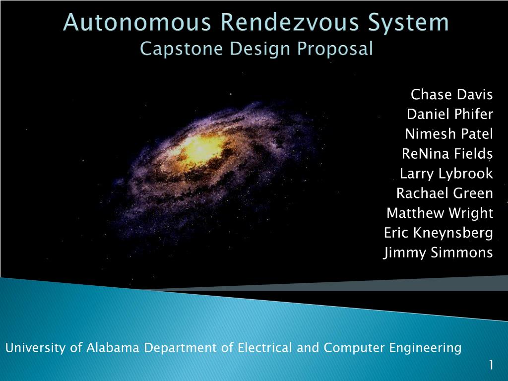 PPT - Autonomous Rendezvous System Capstone Design Proposal PowerPoint ...