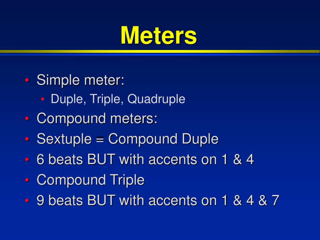 PPT - Meters PowerPoint Presentation, free download - ID:6197297