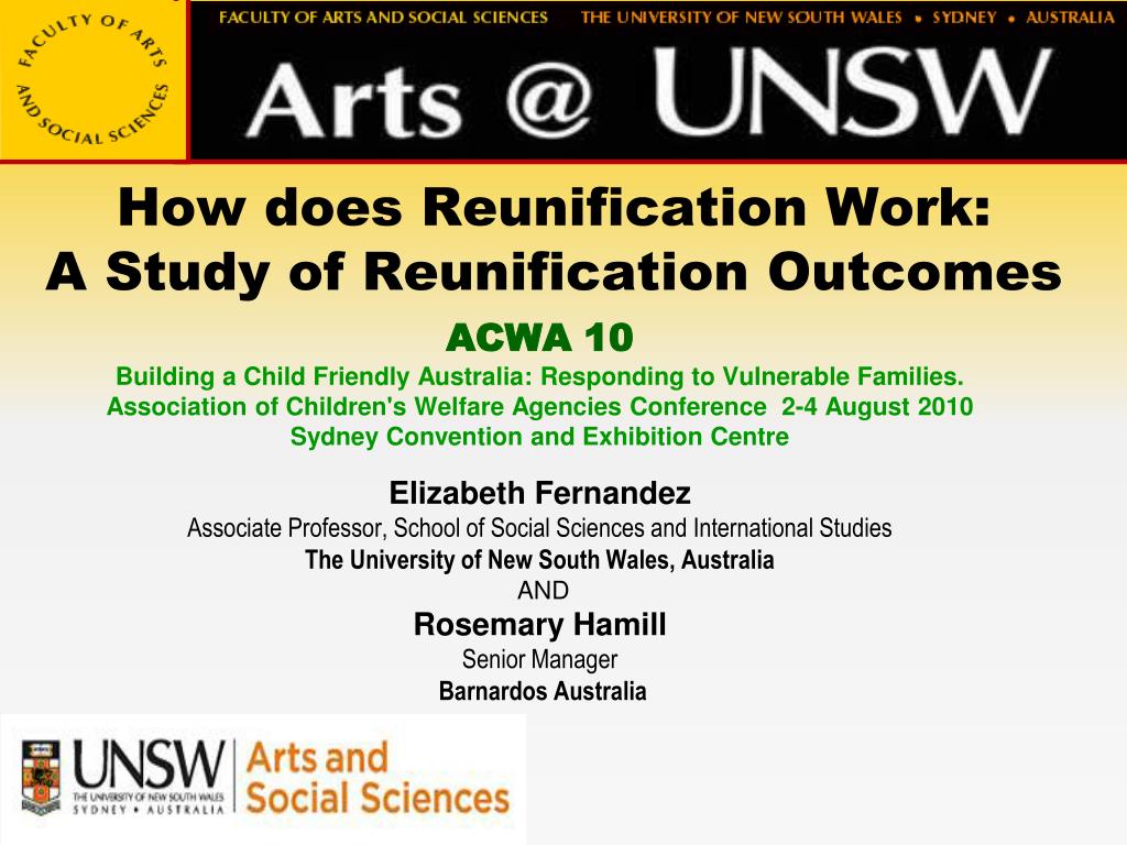 PPT - How does Reunification Work: A Study of Reunification Outcomes ...