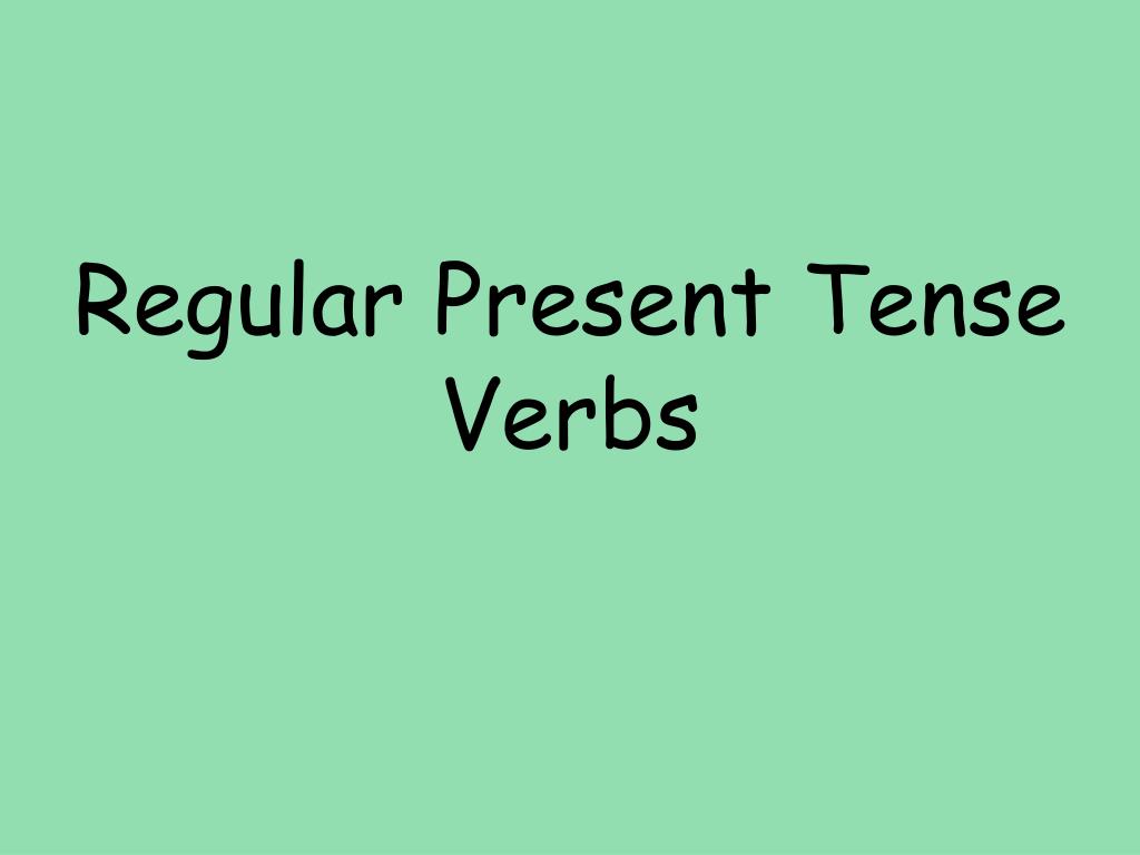 PPT - Mastering Regular Verbs in English and Spanish: A Comprehensive ...