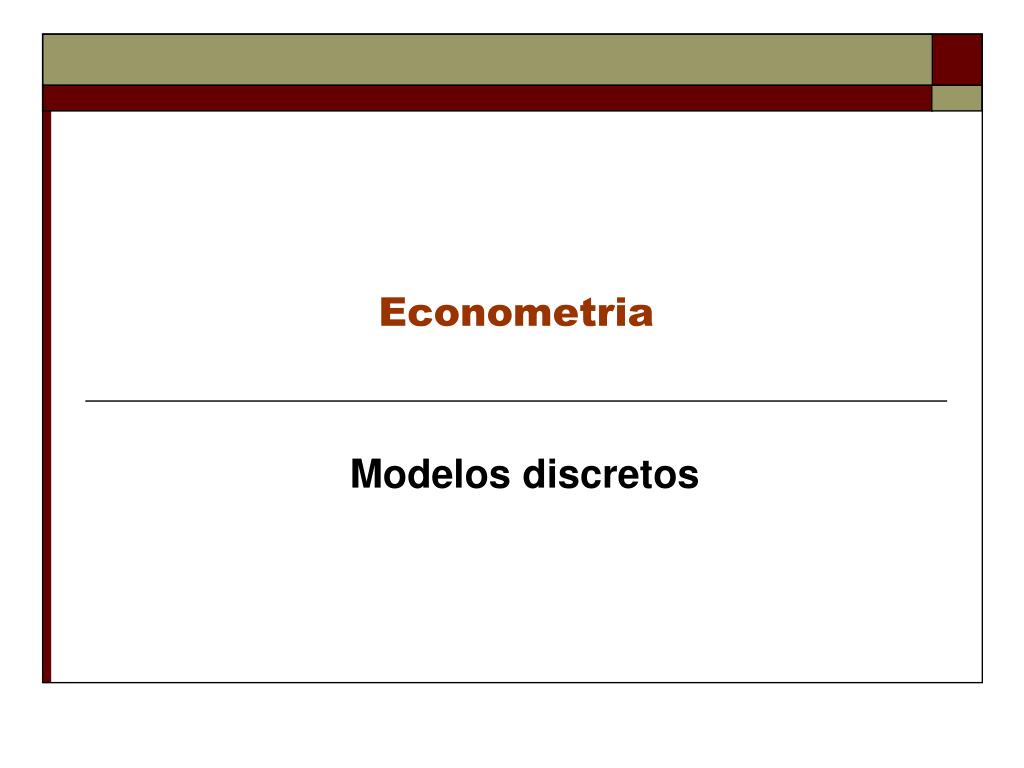 PPT - Econometria PowerPoint Presentation, free download - ID:6198863
