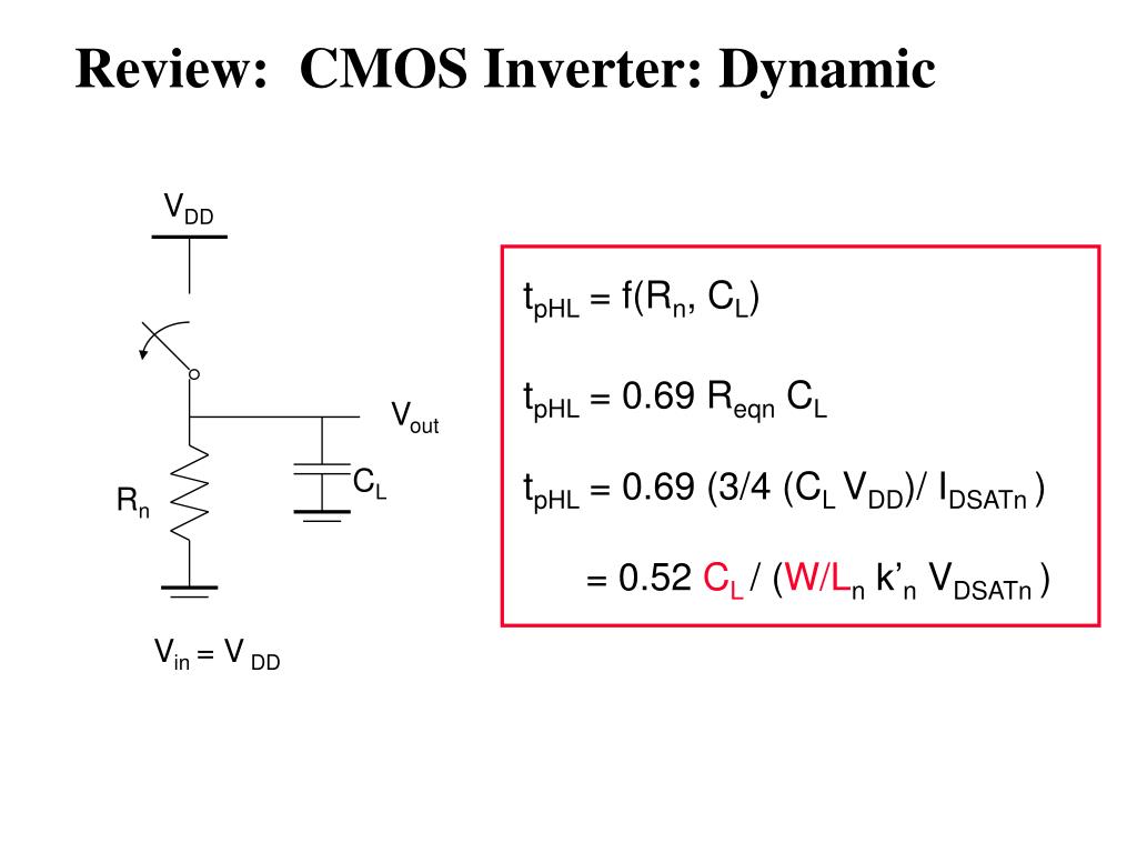 PPT - Review: CMOS Inverter: Dynamic PowerPoint Presentation, free ...