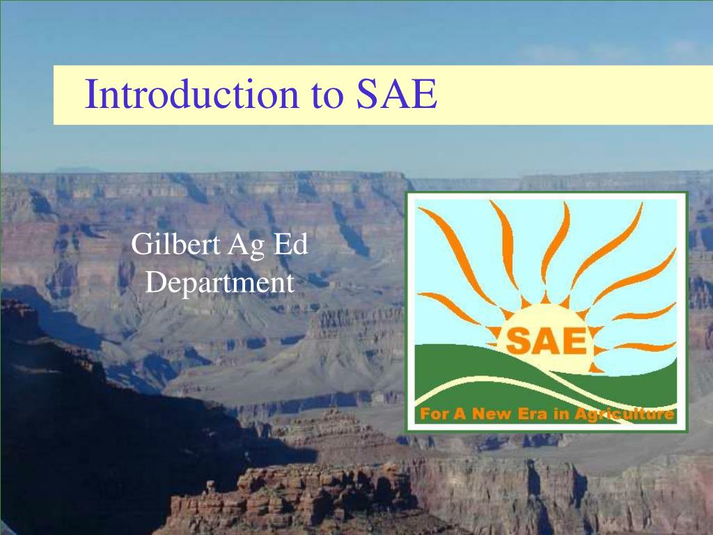 PPT - Introduction to SAE PowerPoint Presentation, free download - ID ...