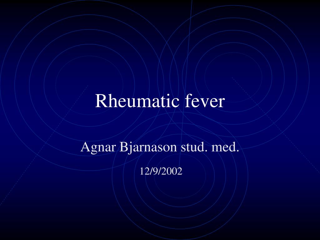 PPT - Rheumatic fever PowerPoint Presentation, free download - ID:6204120