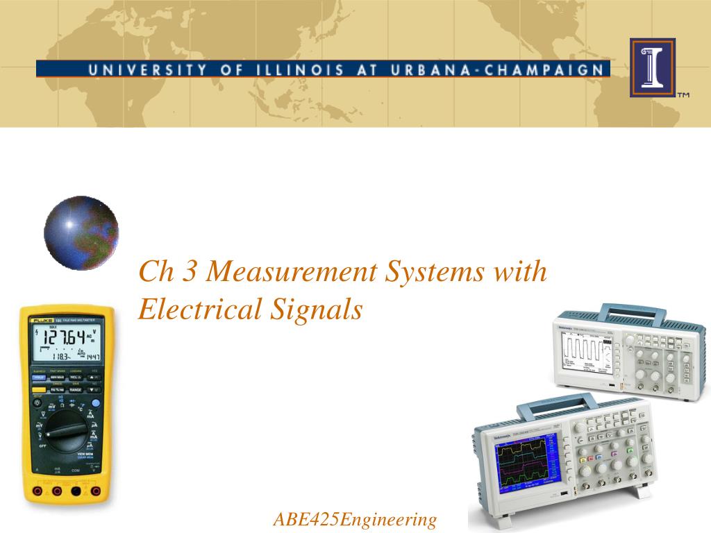 PPT - Ch 3 Measurement Systems with Electrical Signals PowerPoint ...
