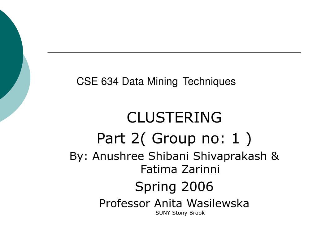 PPT - CSE 634 Data Mining Techniques PowerPoint Presentation, free ...