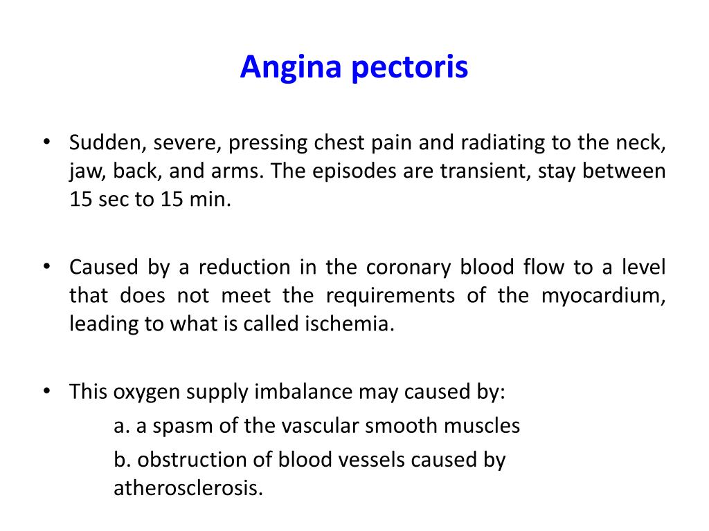 PPT - Angina pectoris PowerPoint Presentation, free download - ID:6205472