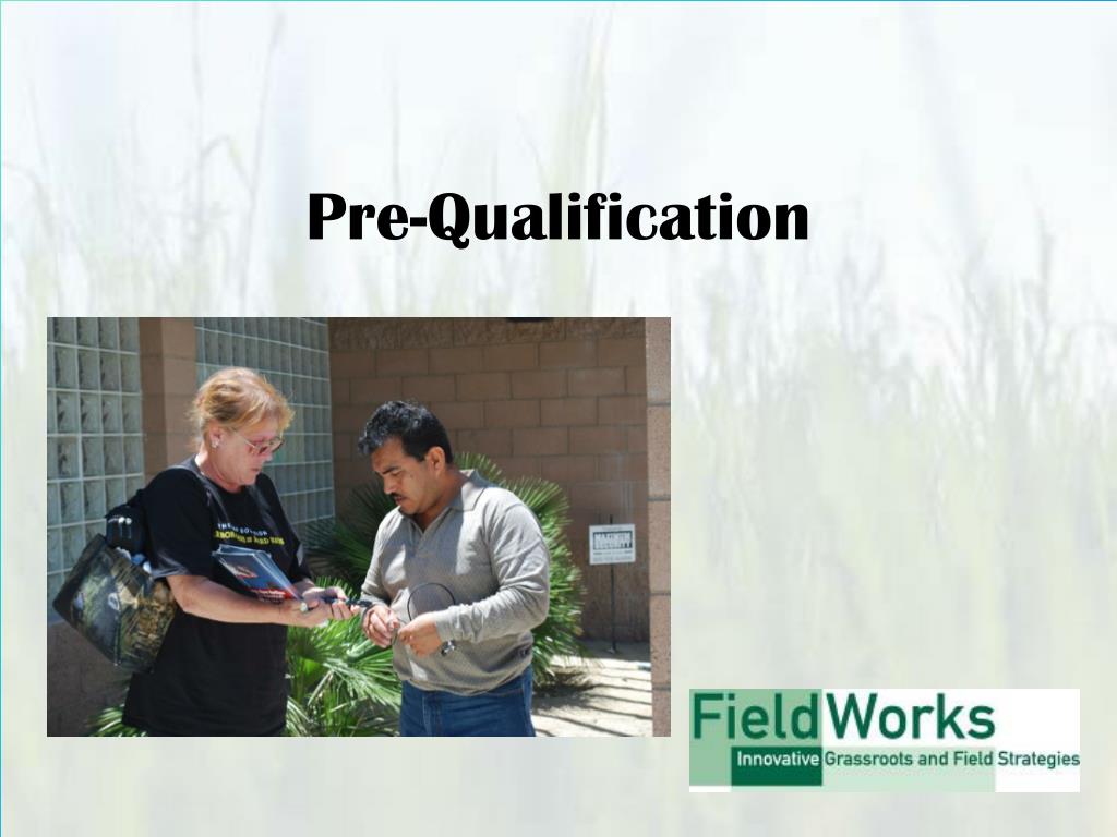 PPT - Pre-Qualification PowerPoint Presentation, free download - ID:6206291