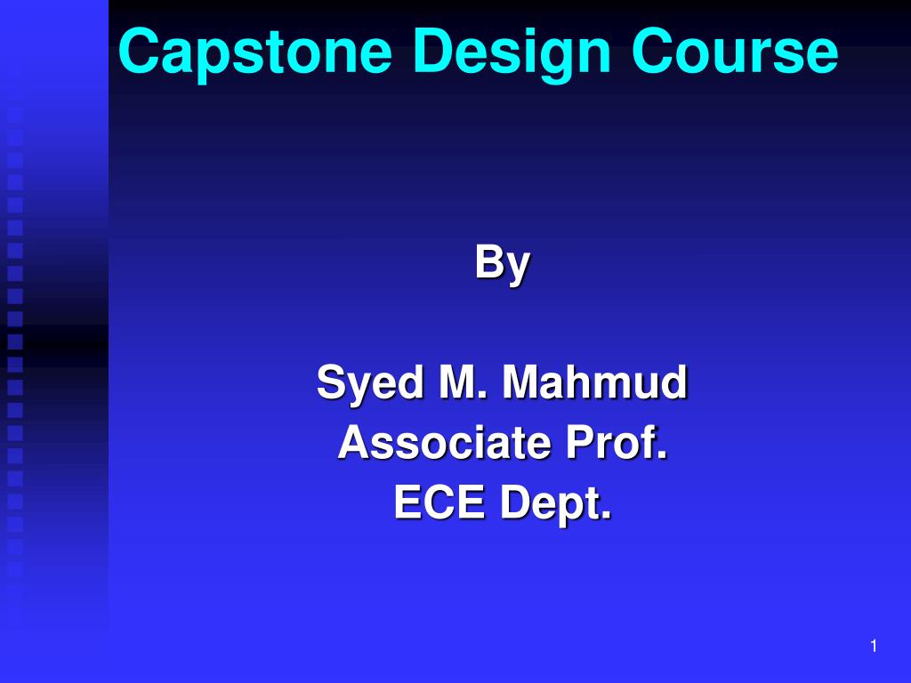 PPT - Capstone Design Course PowerPoint Presentation, free download ...