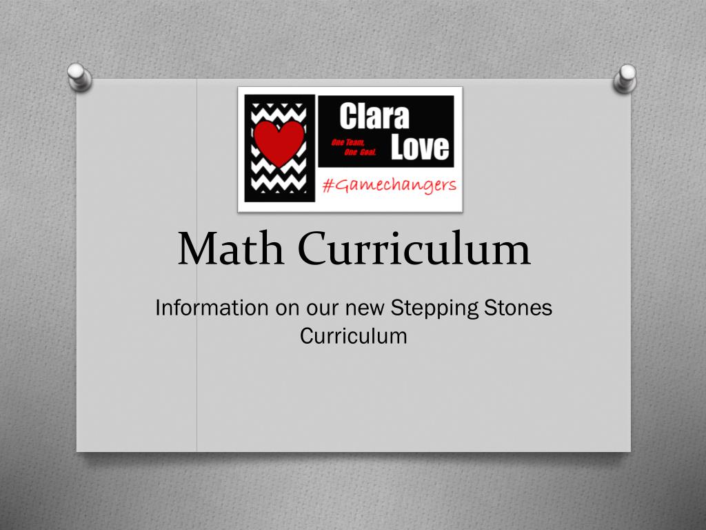 PPT - Math Curriculum PowerPoint Presentation, free download - ID:6208891