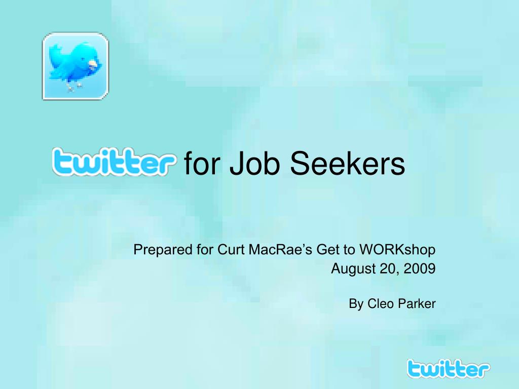 PPT - for Job Seekers PowerPoint Presentation, free download - ID:6210754