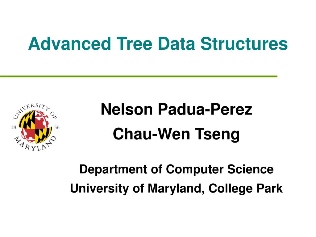 PPT - Advanced Tree Data Structures PowerPoint Presentation, free ...