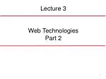 PPT - Lecture 2 Web Technologies Part 1 PowerPoint Presentation, free ...